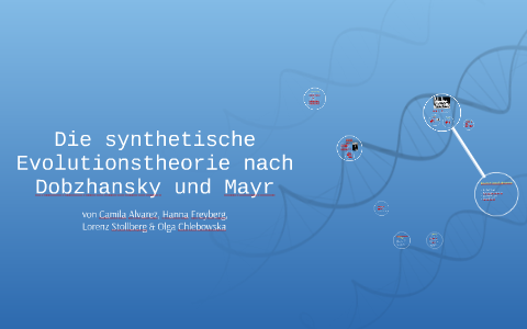 Die synthetische Evolutionstheorie nach Dobzhansky und Mayr by Olga ...