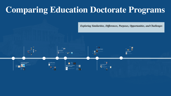 Comparing Education Doctorate Programs by Nancy Redman on Prezi