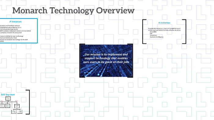 Monarch Technology Overview by on Prezi