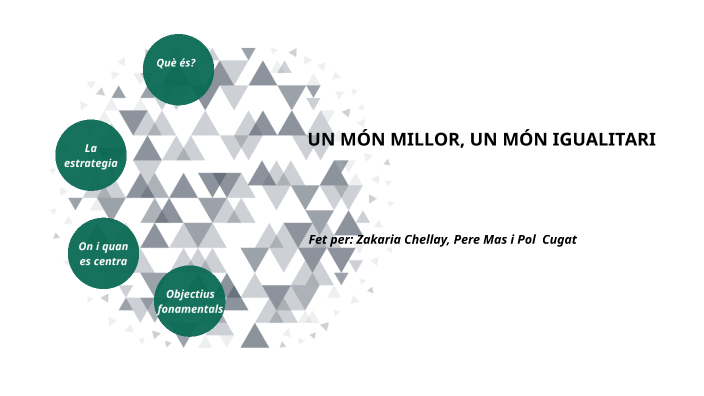 un món millor, un món igualitari by pol cugat on Prezi