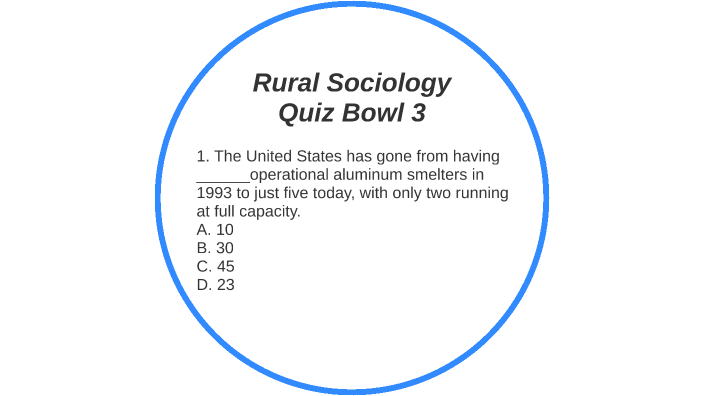 Quiz Bowl 3 Spring 2023 by Eric Larson on Prezi