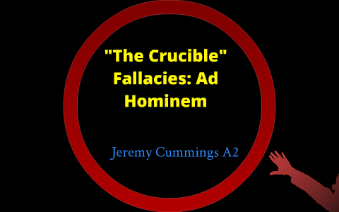 Fallacies in "The Crucible": Ad Hominem by Jeremy Cummings on Prezi