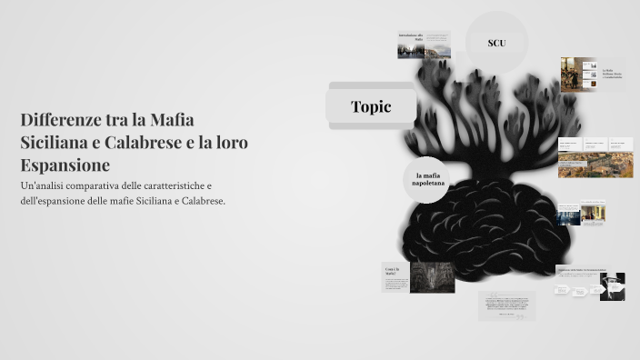 Differenze tra la Mafia Siciliana e Calabrese e la loro Espansione by ...