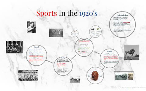 Sports in the 1920's by mitchell frish on Prezi