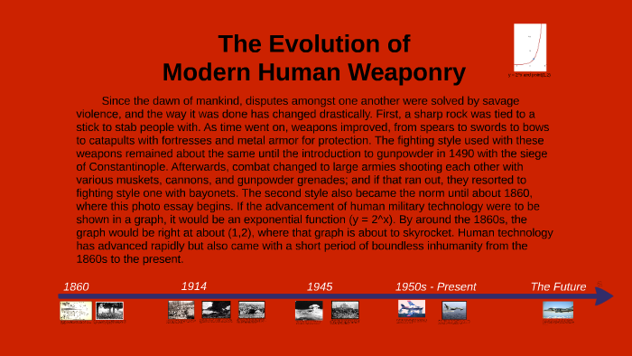 The Evolution of Modern Human Weaponry Photo Essay by Brian Kylman on Prezi