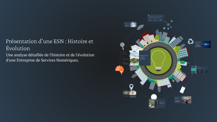 Présentation d'une ESN : Histoire et Évolution by Sarah Bihl on Prezi