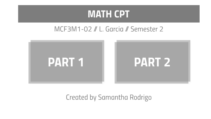 Math CPT by Samantha Rodrigo on Prezi