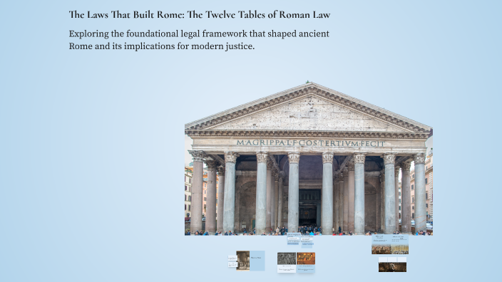 The Twelve Tables: Laws That Built Rome by Javier Flores on Prezi