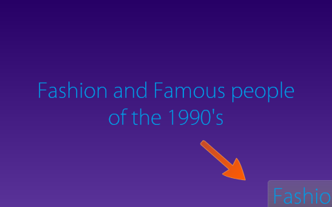 Fashion and famous people of the 1990's by taylor fralick on Prezi