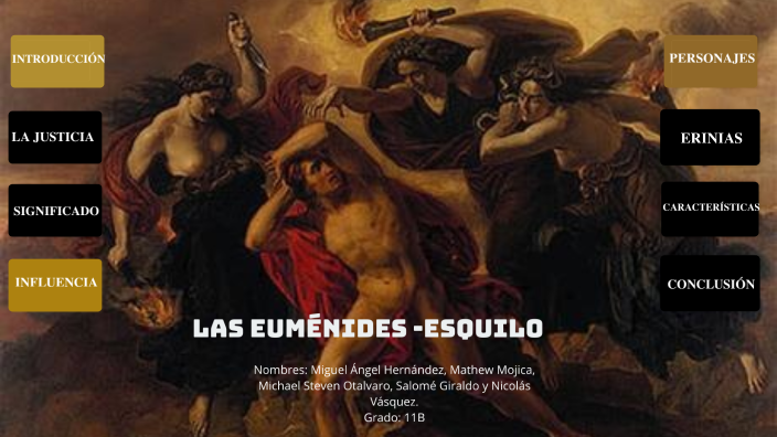 LAS EUMÉNIDES -ESQUILO by Abril on Prezi