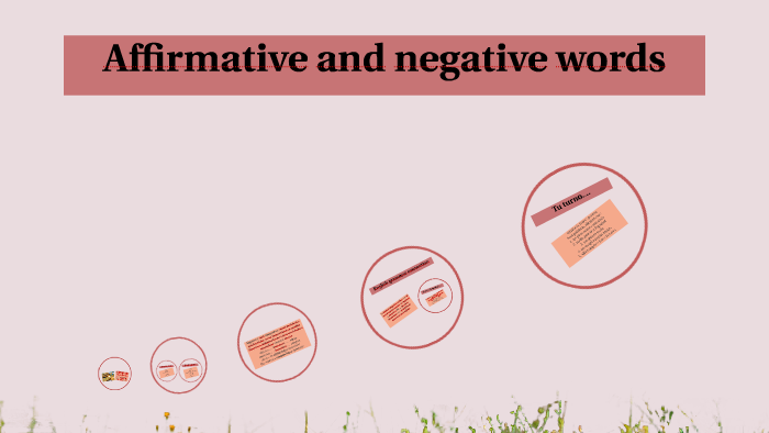 Affirmative and negative words by Elizabeth Dzvonick on Prezi