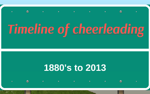 Timeline of cheerleading by aryana lewis on Prezi