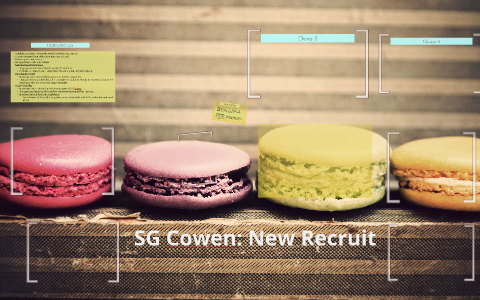 SG Cowen: New Recruit by Gaurav Prakash on Prezi