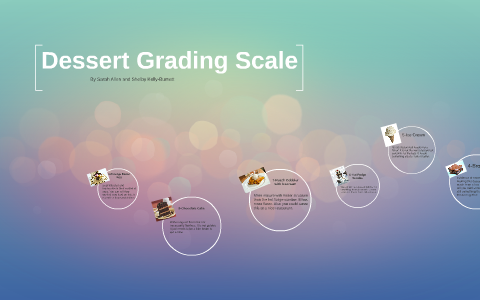 Dessert Grading Scale by Sarah Allen on Prezi