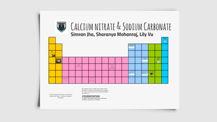 Calcium Nitrate & Sodium Carbonate by Nya Mo on Prezi