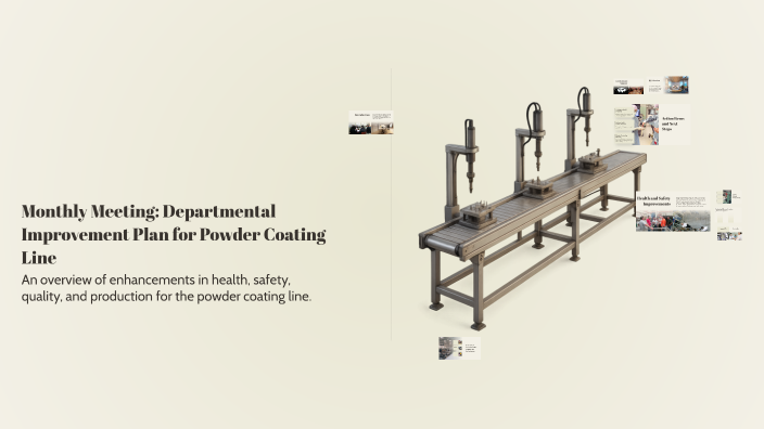 Monthly Meeting: Departmental Improvement Plan for Powder Coating Line ...