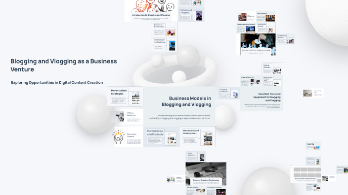 Blogging and Vlogging as a Business Venture by Nóra Tót on Prezi