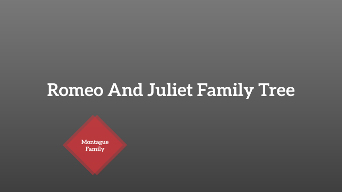 Romeo And Juliet Family Tree by SEHVEN CODDINGTON on Prezi