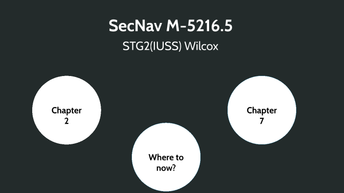 SecNav M-5216.5 by Joshua Wilcox on Prezi