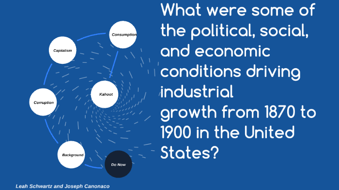 What were some of the political, social, and economic conditions ...