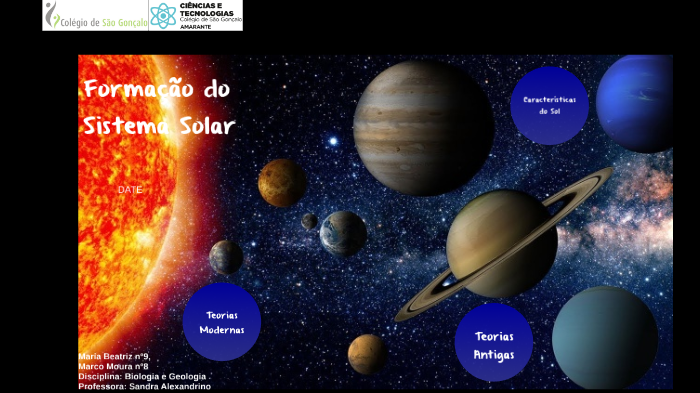Formação do sistema solar e constituição do Sol by Maria Monteiro on Prezi