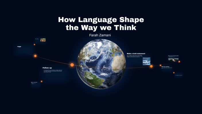 How language shapes the way we think by Farah Zamani on Prezi Next
