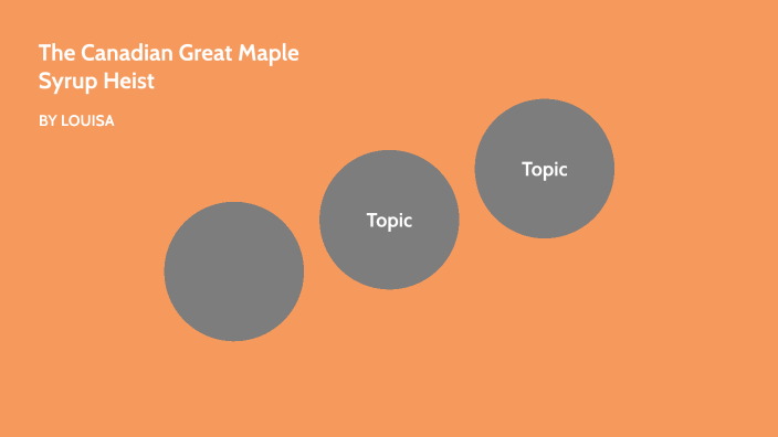 The Great Maple Syrup Heist by Louisa Norman on Prezi