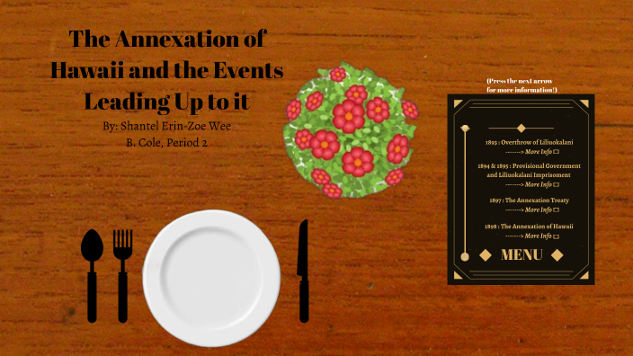 The Annexation of Hawaii and the Events Leading Up to it by Joemari Wee ...