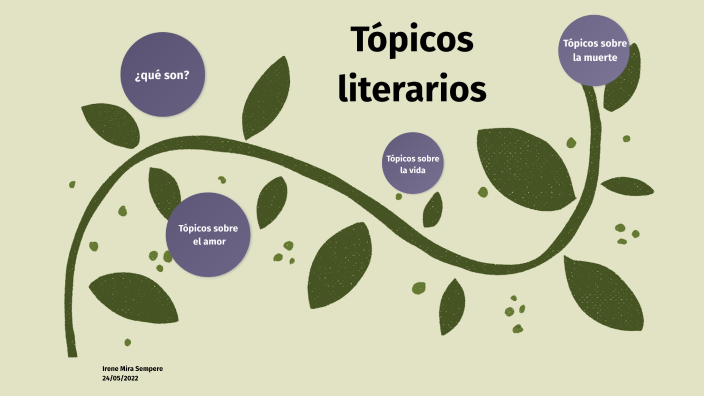Tópicos literarios by irene mira sempere on Prezi