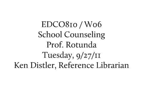 EDCO810 / W01 / Bob Rotunda by Kenneth Distler on Prezi