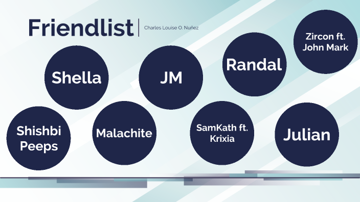 FRIEND LISTS by Charles Nuñez on Prezi