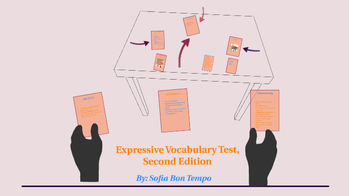 Expressive Vocabulary Test, Second Edition by Sofia Bon Tempo on Prezi