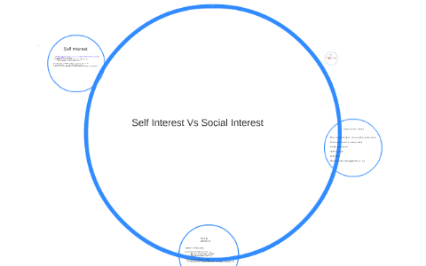 Self Interest Vs Social Interest by kubi indran on Prezi