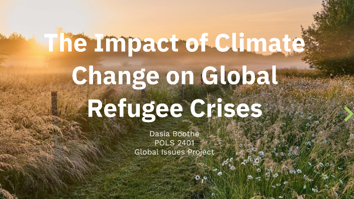 Global Issues Project: The Impact of Climate Change on Global Refugee ...