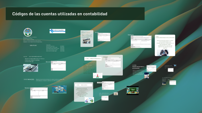 Códigos de las cuentas utilizadas en contabilidad by Cabrera Julián ...