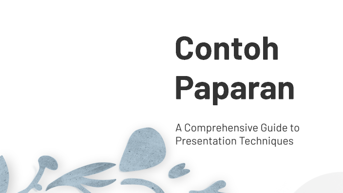 Contoh Paparan by MHpro channel on Prezi