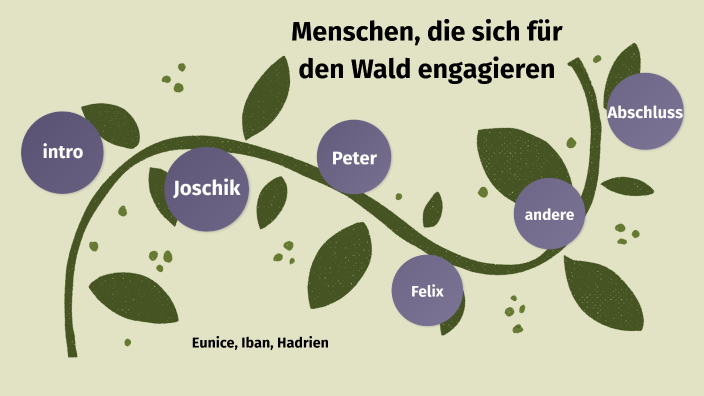 Menschen, die sich fur den Wald engagieren by hadrien gatti on Prezi Menschen, die sich fur den Wald engagieren by hadrien gatti on Prezi