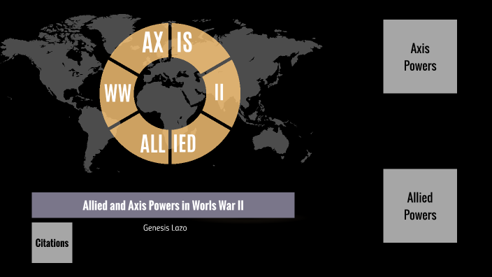 Allied and Axis Powers in World War II by Genesis Lazo on Prezi