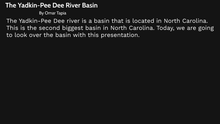 Omar Tapia Garcia, River Basin Project - Part 3 by Omar Tapia-Garcia on Prezi