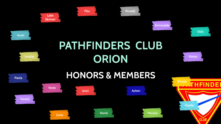Pathfinder Patch Ceremony Club ORION by Rodolfo Guerrero on Prezi