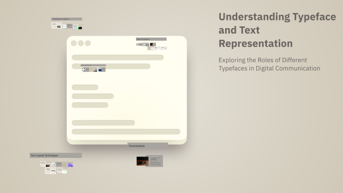 Understanding Typeface and Text Representation by Gracielle Marie Cabato on Prezi