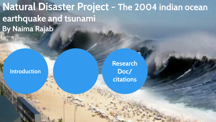 Natural disaster; 2004 Indian ocean earthquake and tsunami by Naima ...