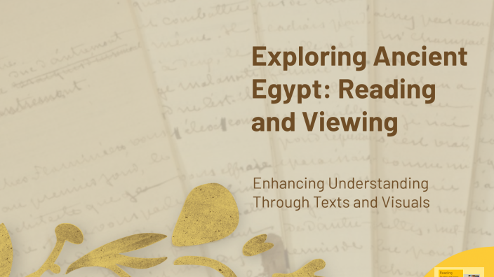 Exploring Ancient Egypt: Reading and Viewing by Thandokuhle Chamane on ...