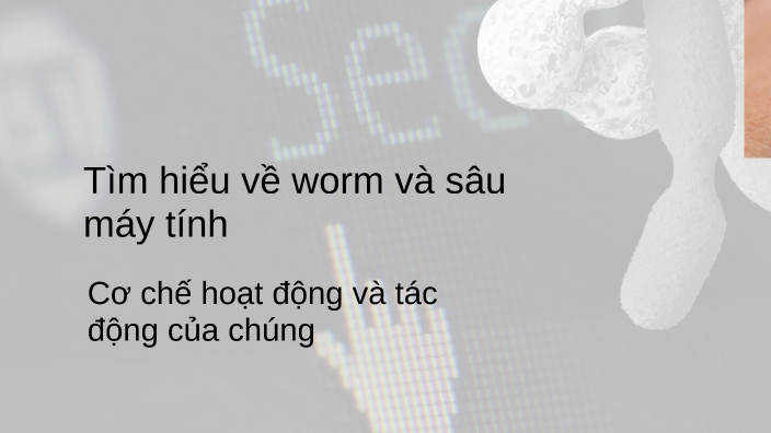 Tìm hiểu về worm và sâu máy tính by Đại Vĩ Trần on Prezi