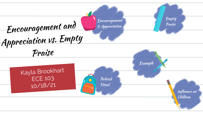 Encouragement and Appreciation vs. Empty Praise by Kayla Brookhart on Prezi