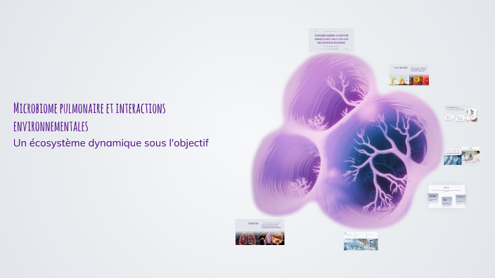 Microbiome pulmonaire et interactions environnementales by Ansem ben ...