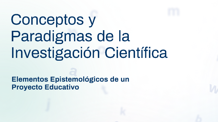 Conceptos y Paradigmas de la Investigación Científica by Angela ...