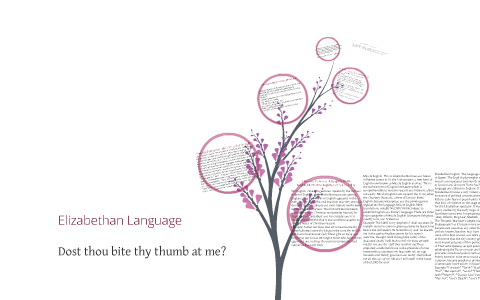 Elizabethan Language by David Robinett on Prezi