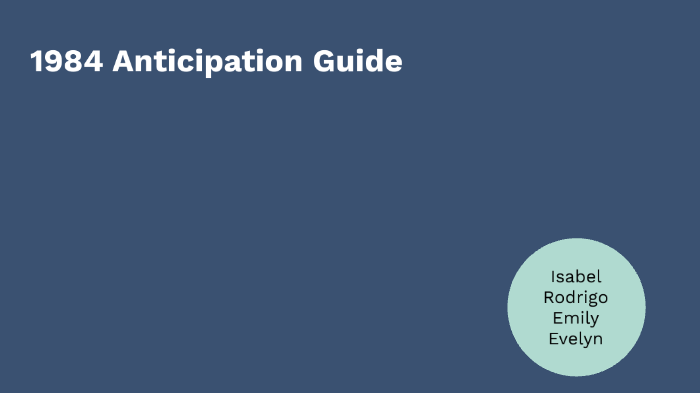 1984 Anticipation Project by Isabel Hill on Prezi