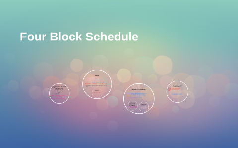 Four Block Schedule by Raven Croy on Prezi
